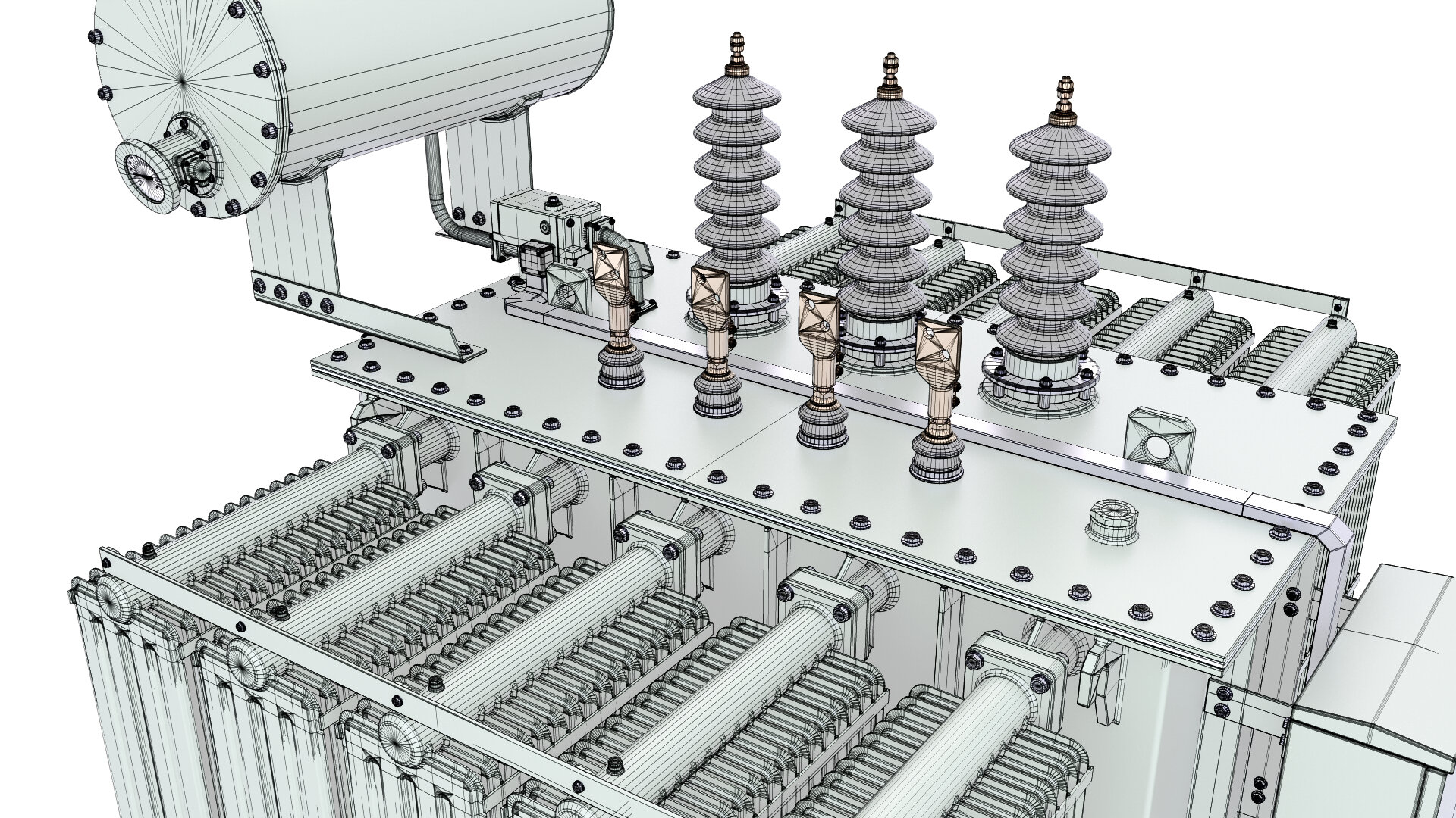 Transformer power distribution 3D model - TurboSquid 1684714
