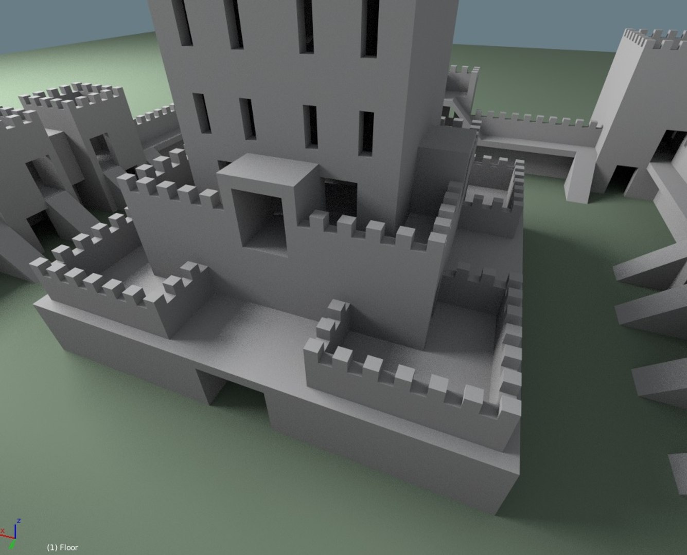 3d Generic Castle Model