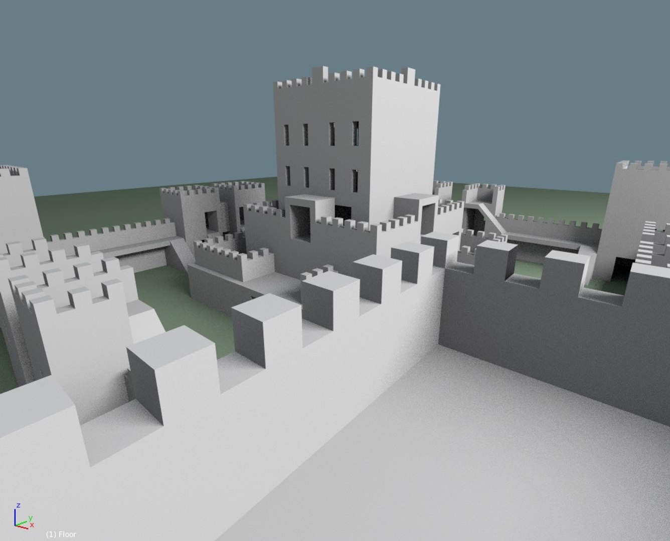 3d Generic Castle Model
