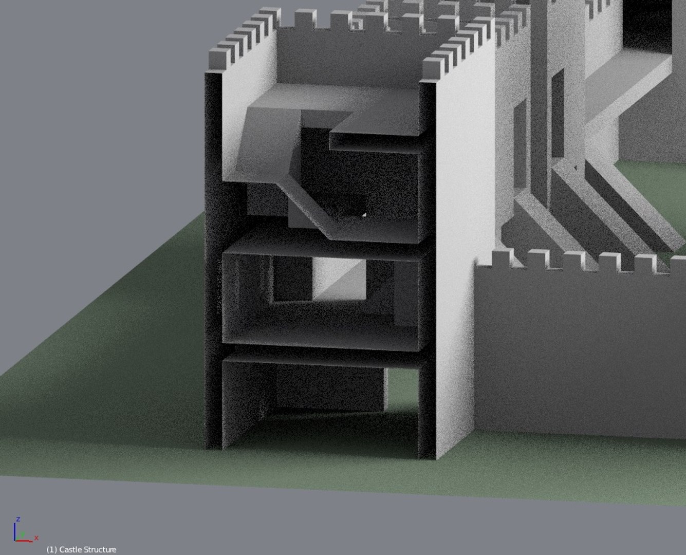 3d Generic Castle Model