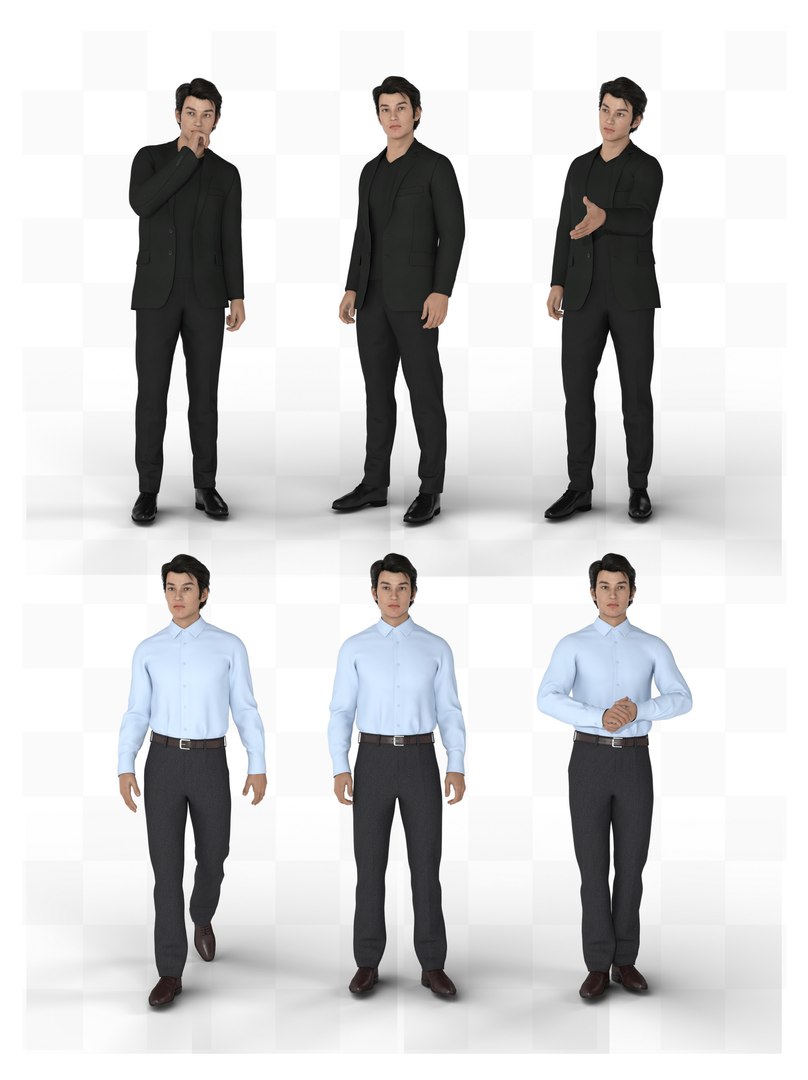 modelo 3d 3D simulation professional male - TurboSquid 2056600