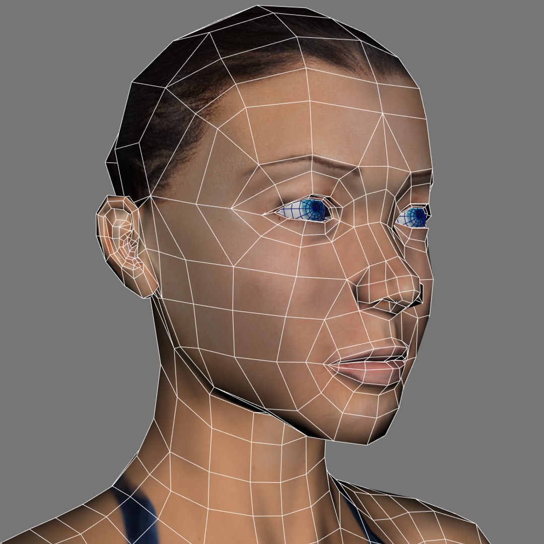3d Female Base Mesh Model