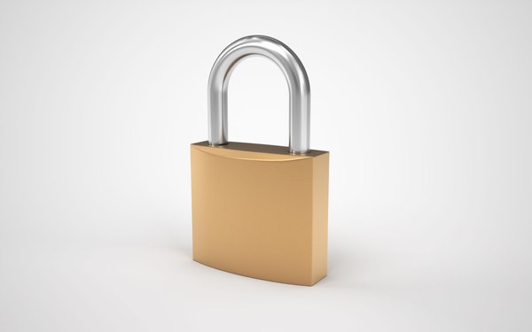 南京錠3Dモデル - TurboSquid 2301206