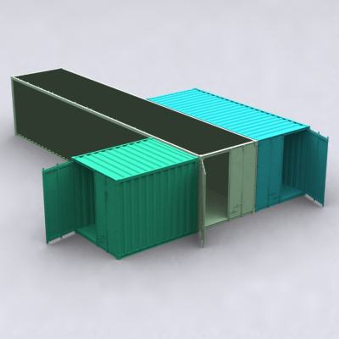 Shipping Containers 3d Max