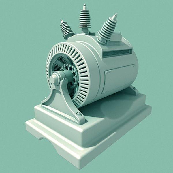 electrical generator 3d model