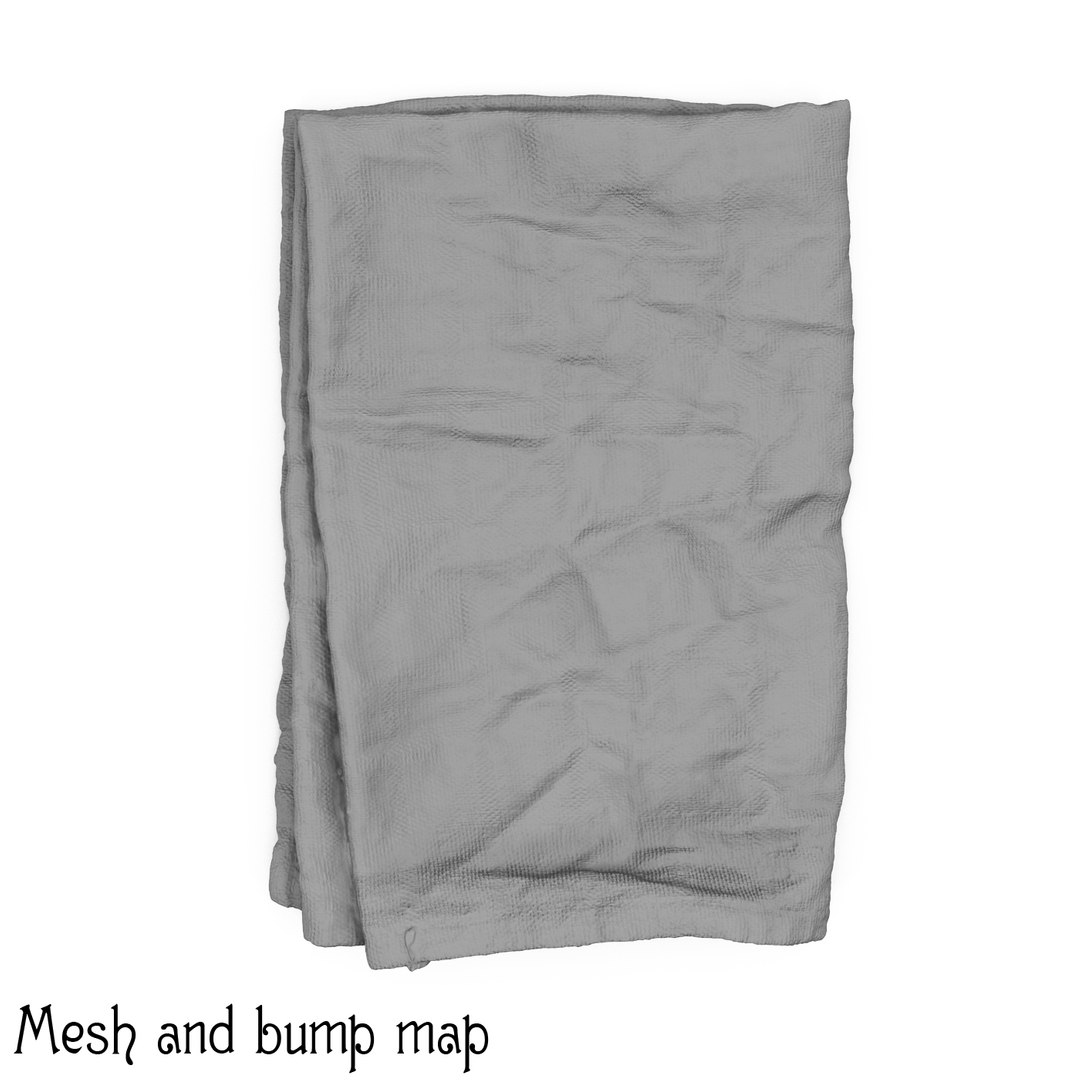 3d Folded Cloth Model