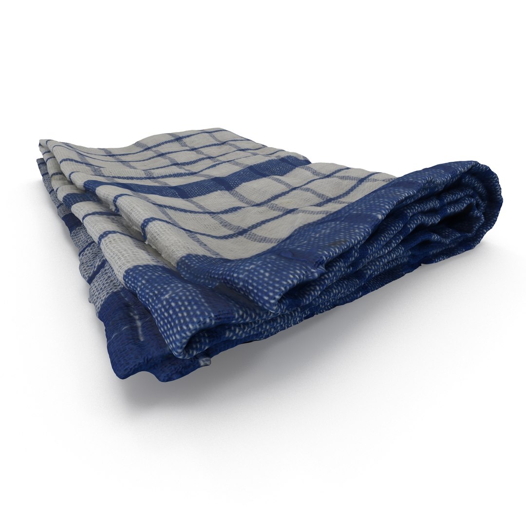 3d Folded Cloth Model