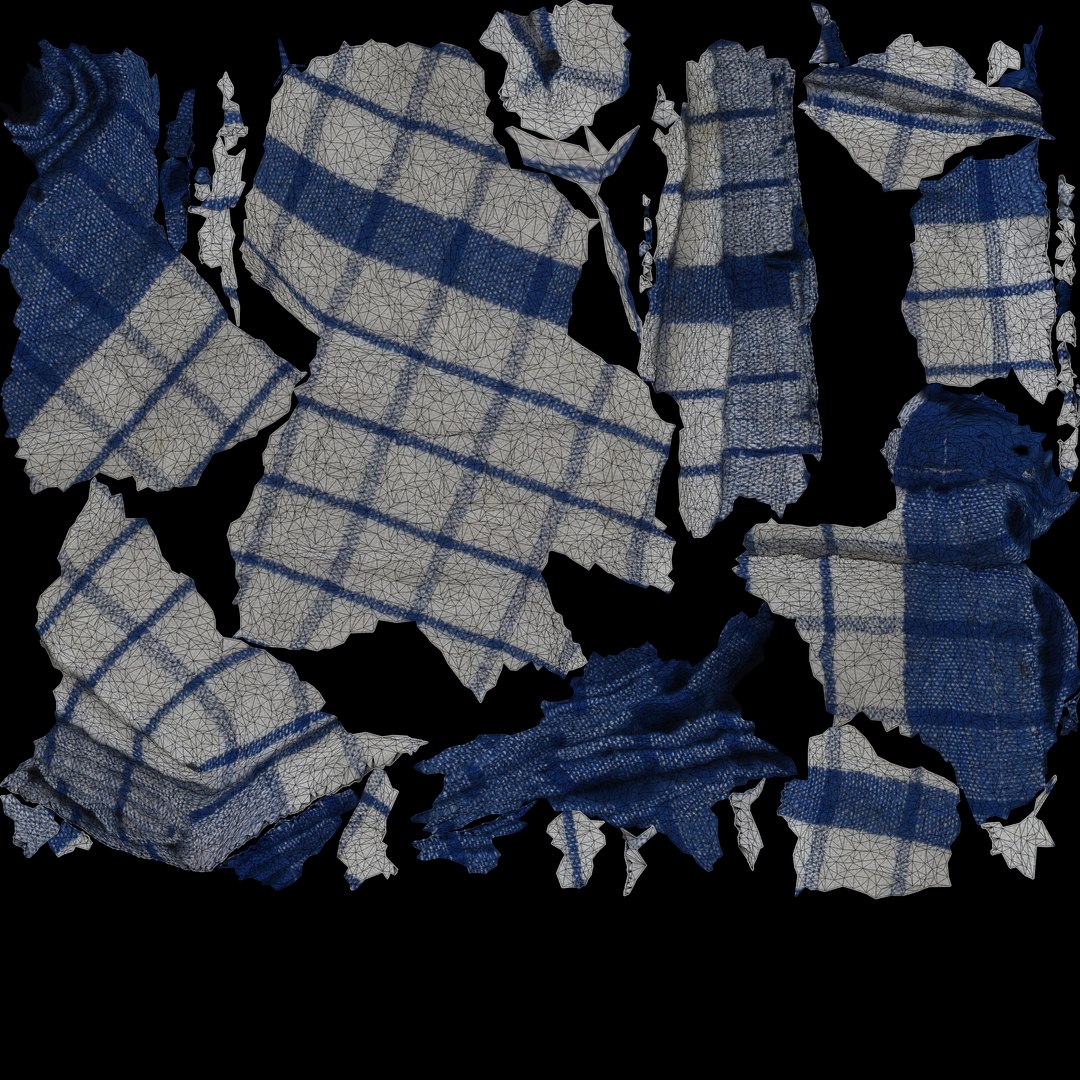 3d Folded Cloth Model