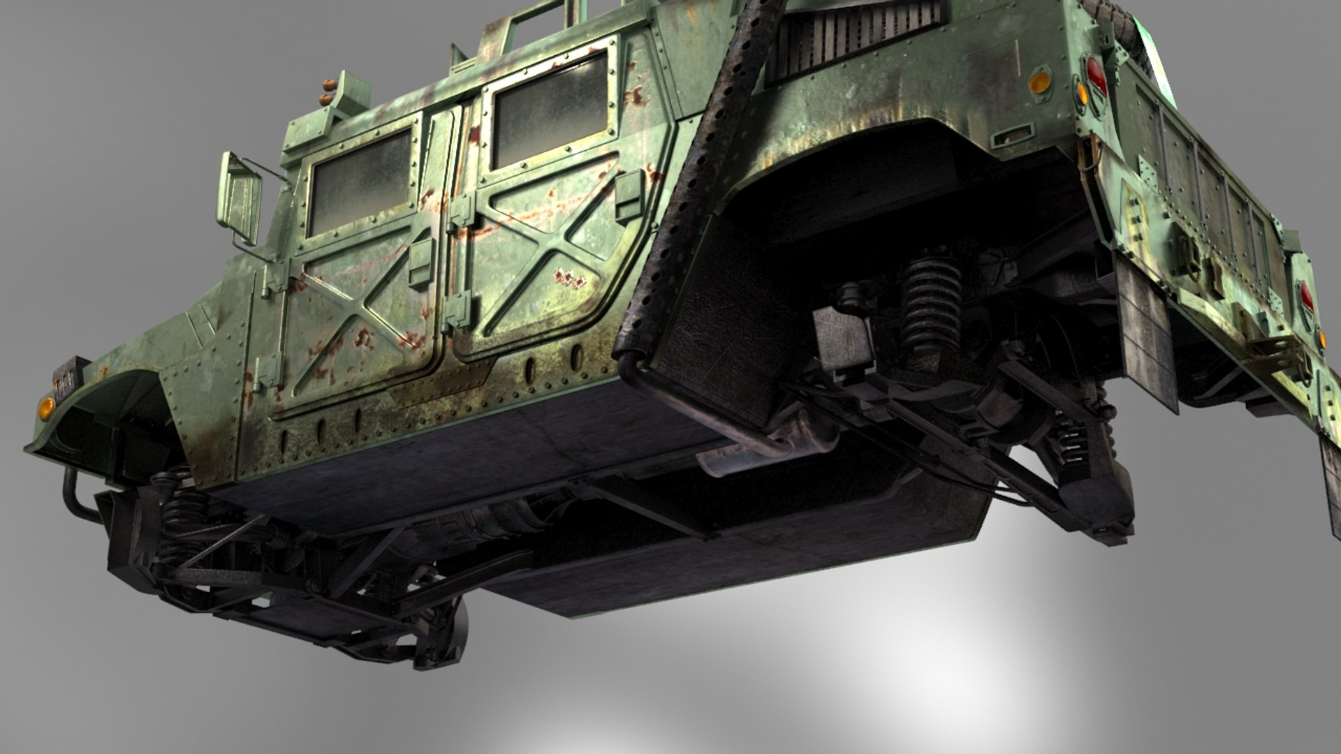 3d Military Hummer Model
