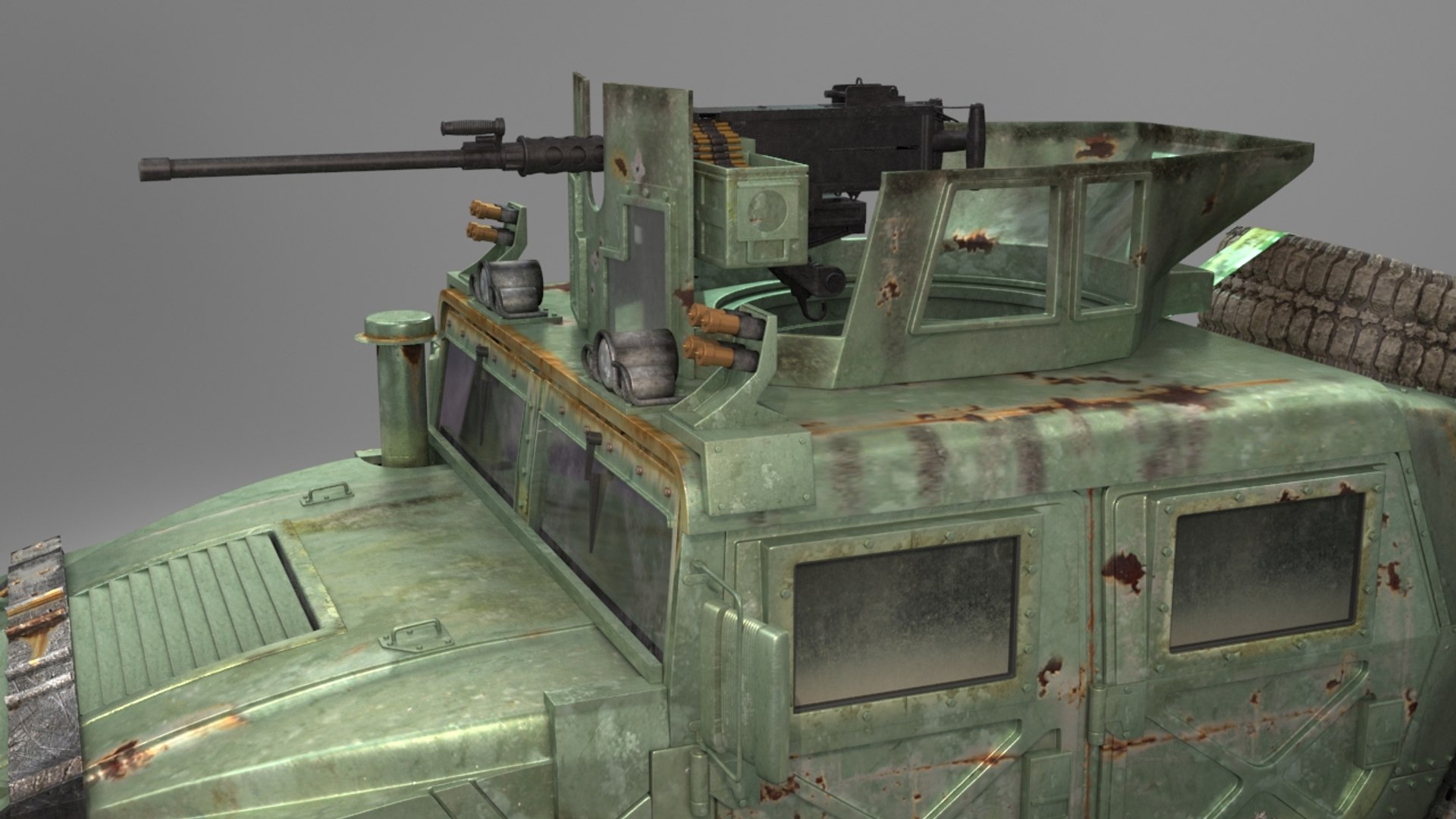 3d Military Hummer Model