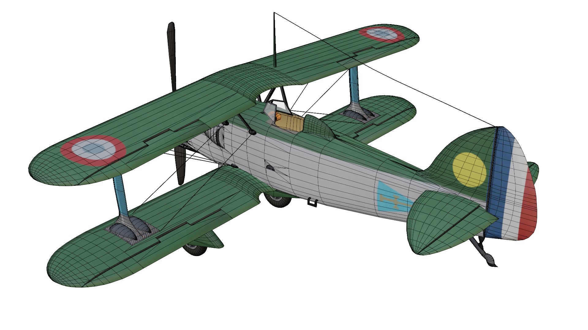 3D Bleriot Spad S510 - TurboSquid 2340471