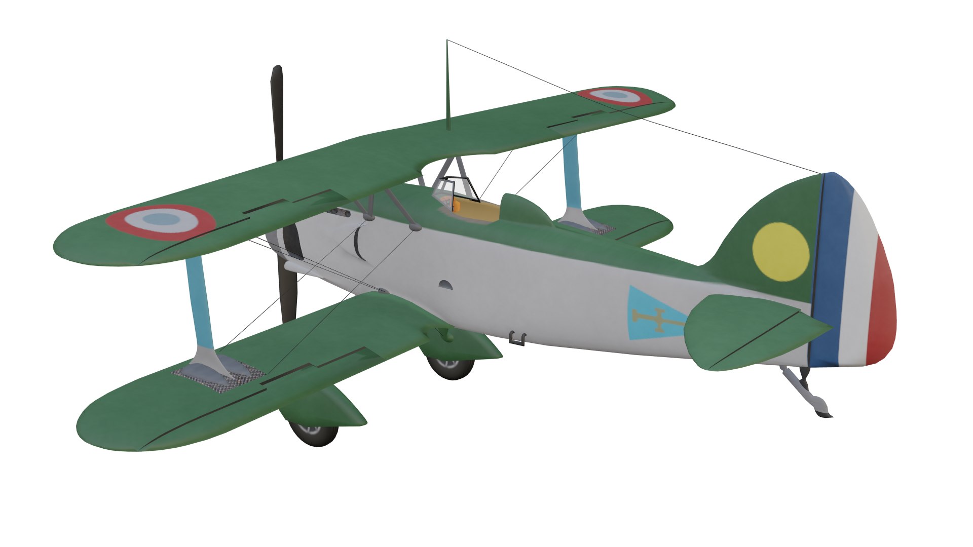 3D Bleriot Spad S510 - TurboSquid 2340471