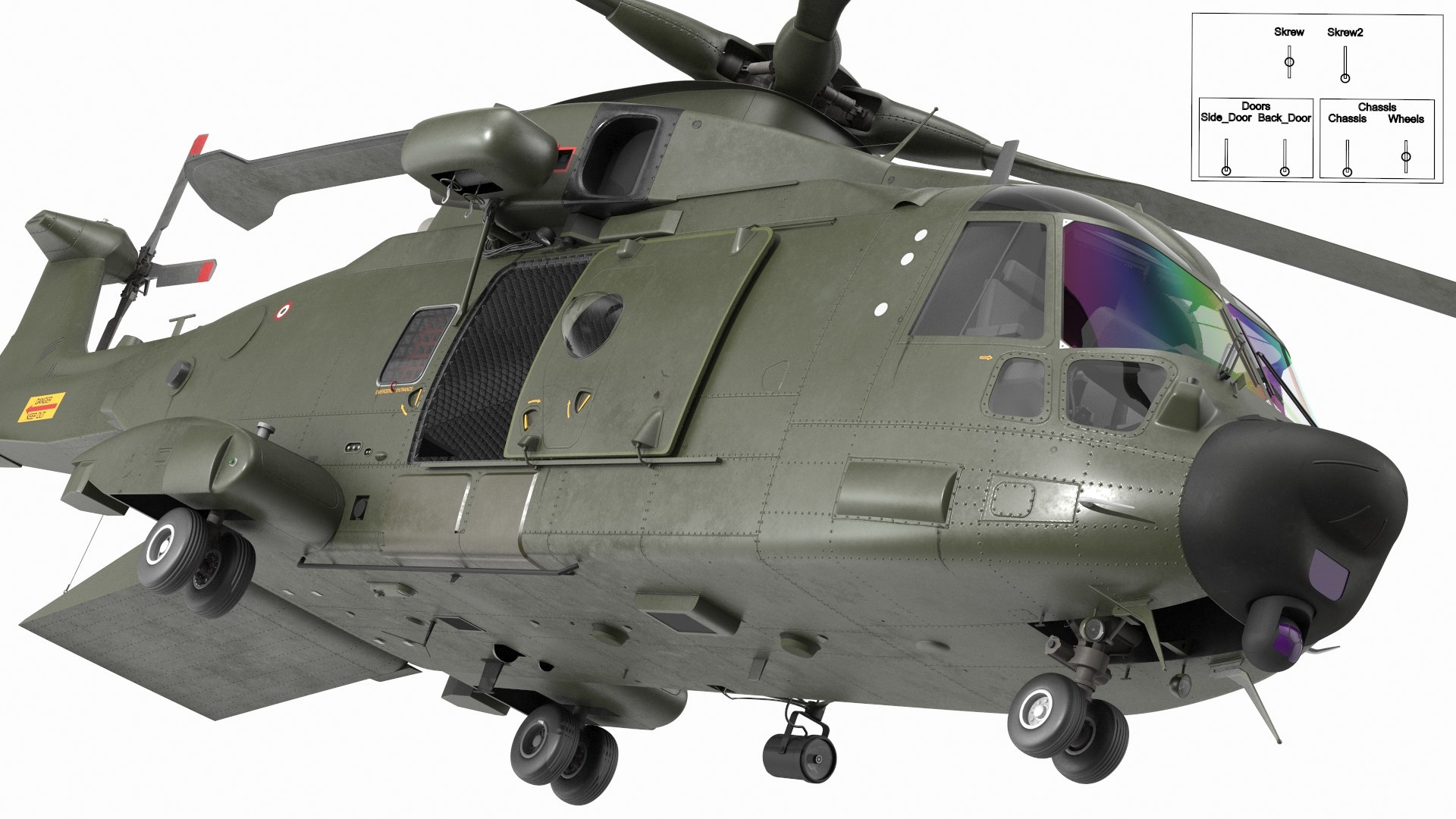 Agustawestland aw101 merlin royal model - TurboSquid 1631493