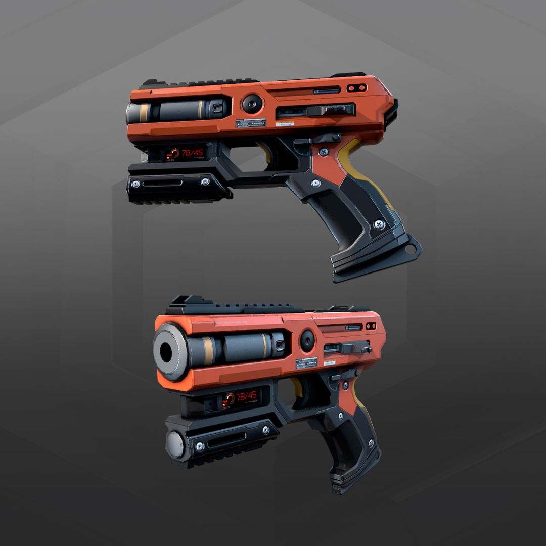 6 SF武器包3D模型 - TurboSquid 1318462