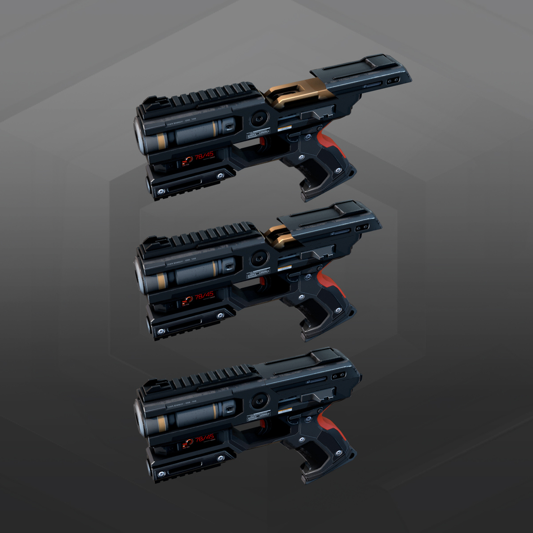 6 SF武器包3D模型 - TurboSquid 1318462