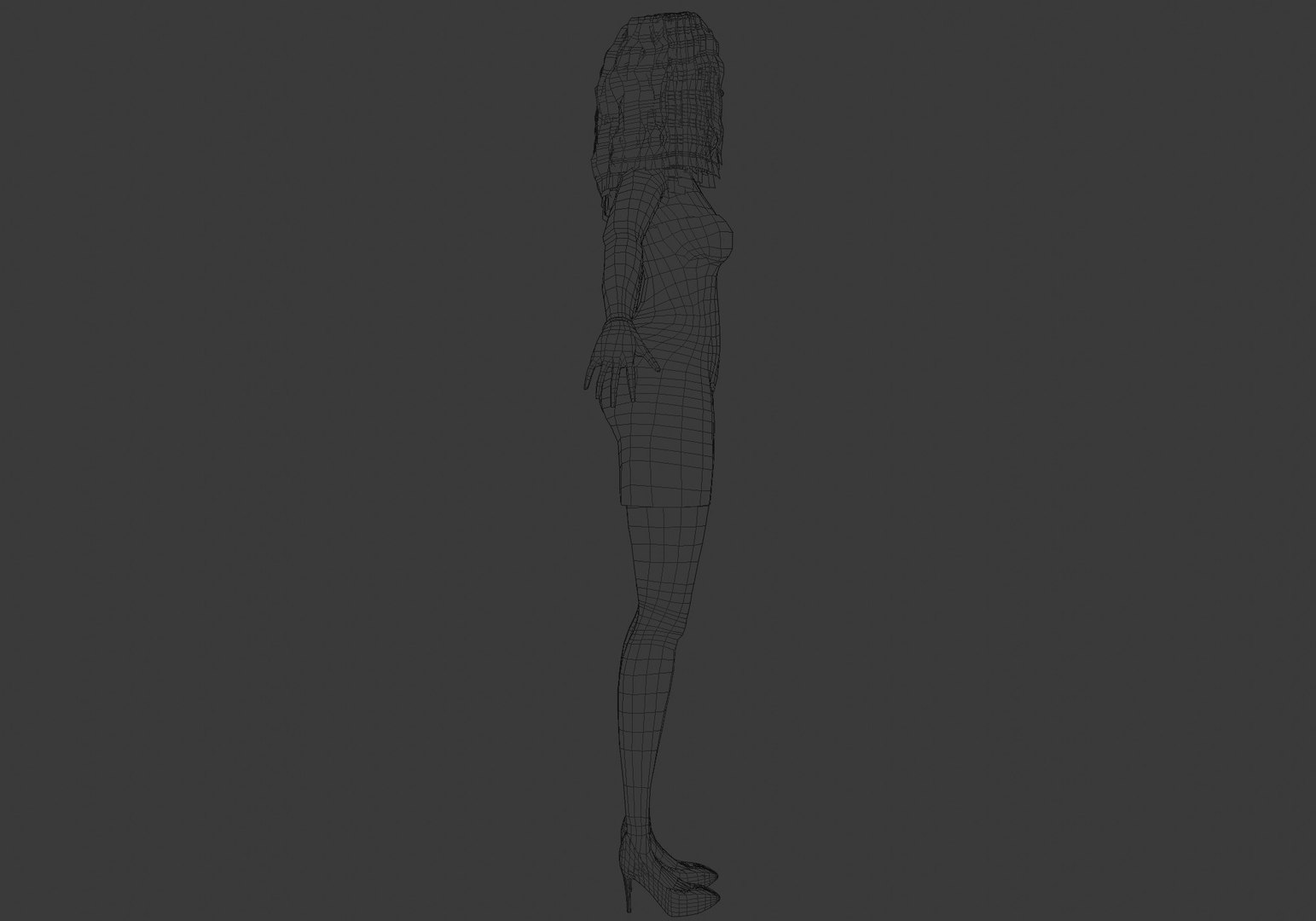 Pretty Party Woman 3D Model - TurboSquid 1906345