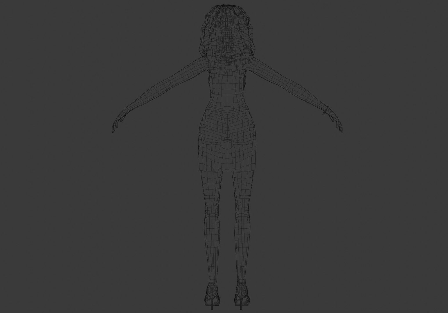 Pretty Party Woman 3D Model - TurboSquid 1906345