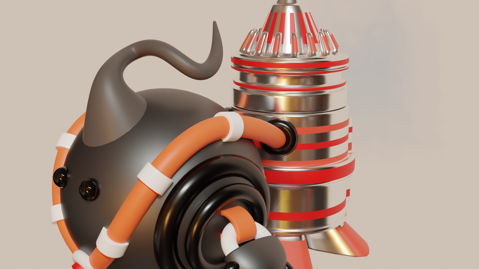 Cutie Robot Charactert Model Turbosquid 2157152