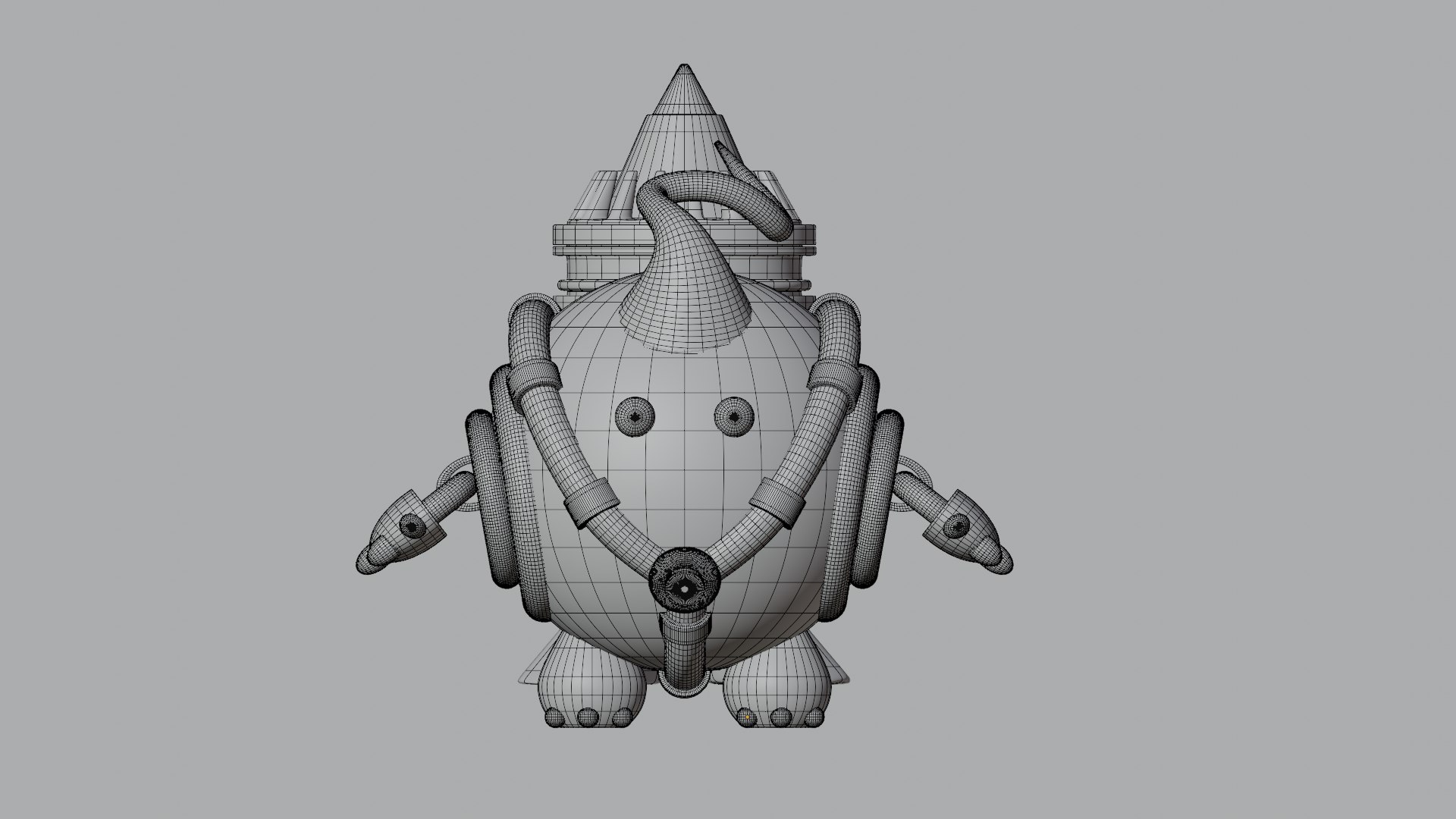 Cutie Robot Charactert Model Turbosquid 2157152