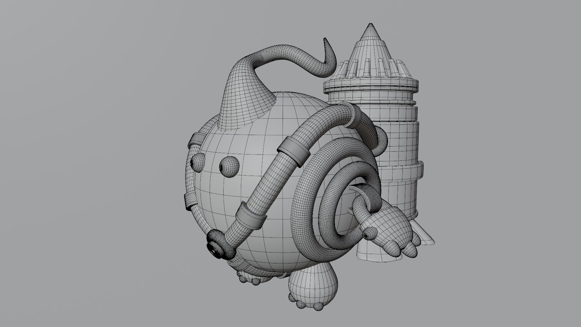 Cutie Robot Charactert Model Turbosquid 2157152