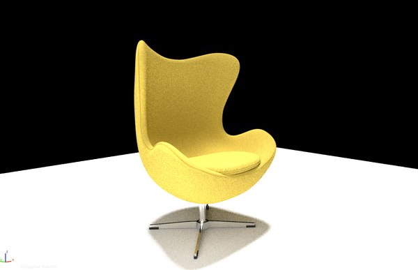 Egg chair fully editable 3D model | 1146693 | TurboSquid