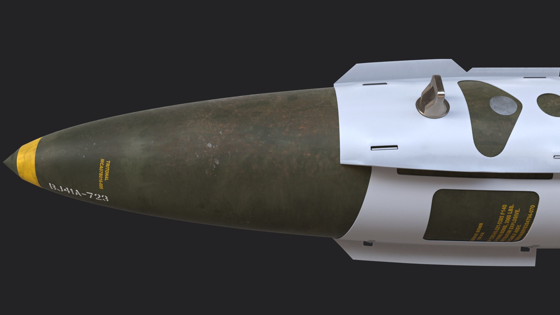 3d Gbu 31 V Jdam Mk 84 Turbosquid 1469736