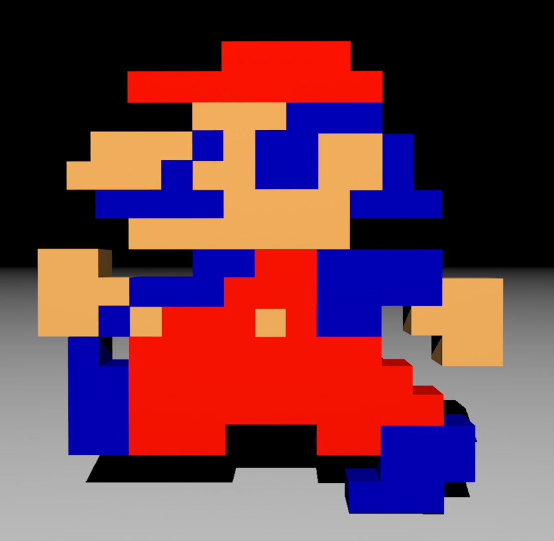 3dsmax Mario - Sprite