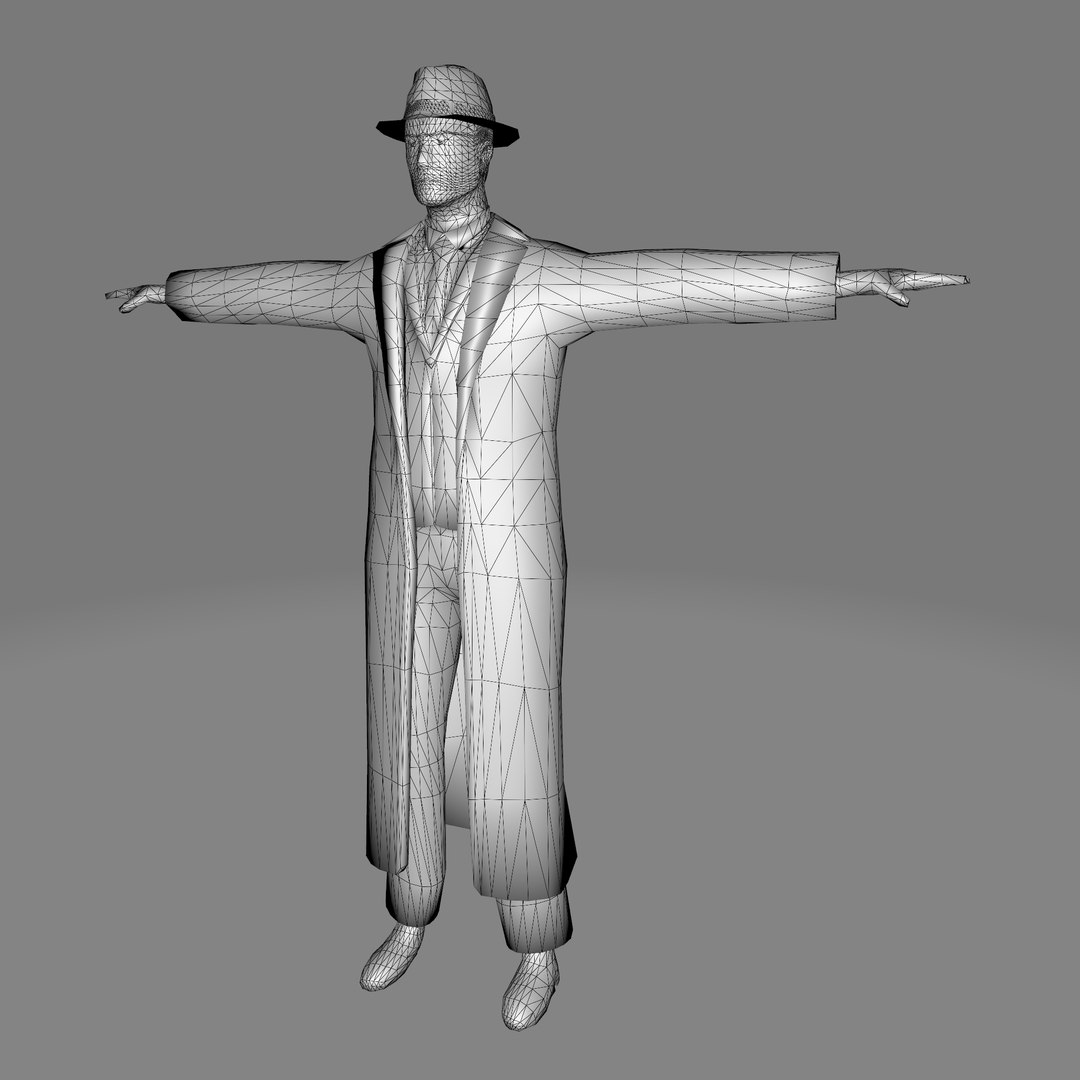 Simply Stylized Male Detective Low-poly 3D Model 3D Model - TurboSquid ...