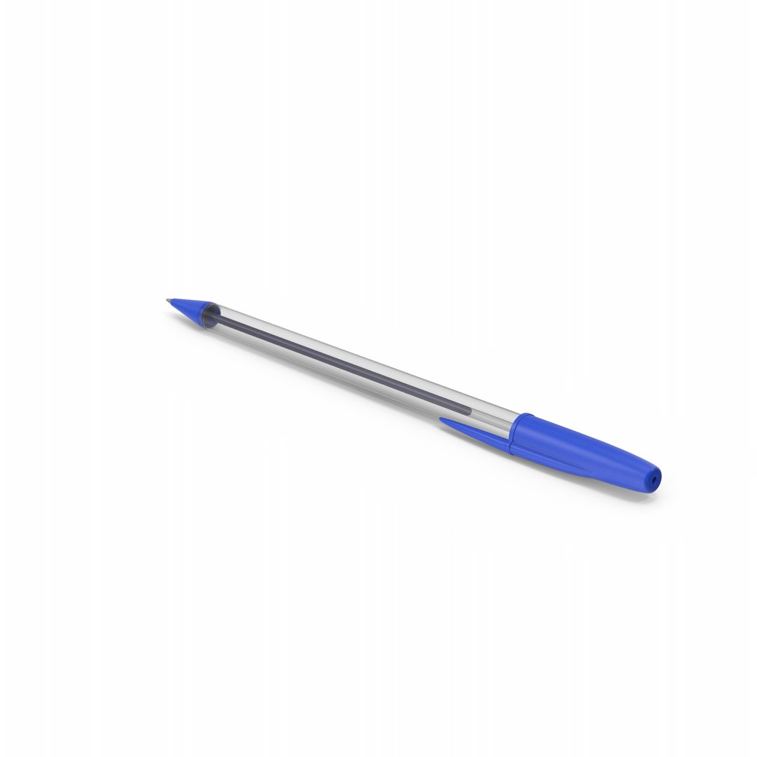 Ballpoint Blue Pen 3D Model - TurboSquid 2023610