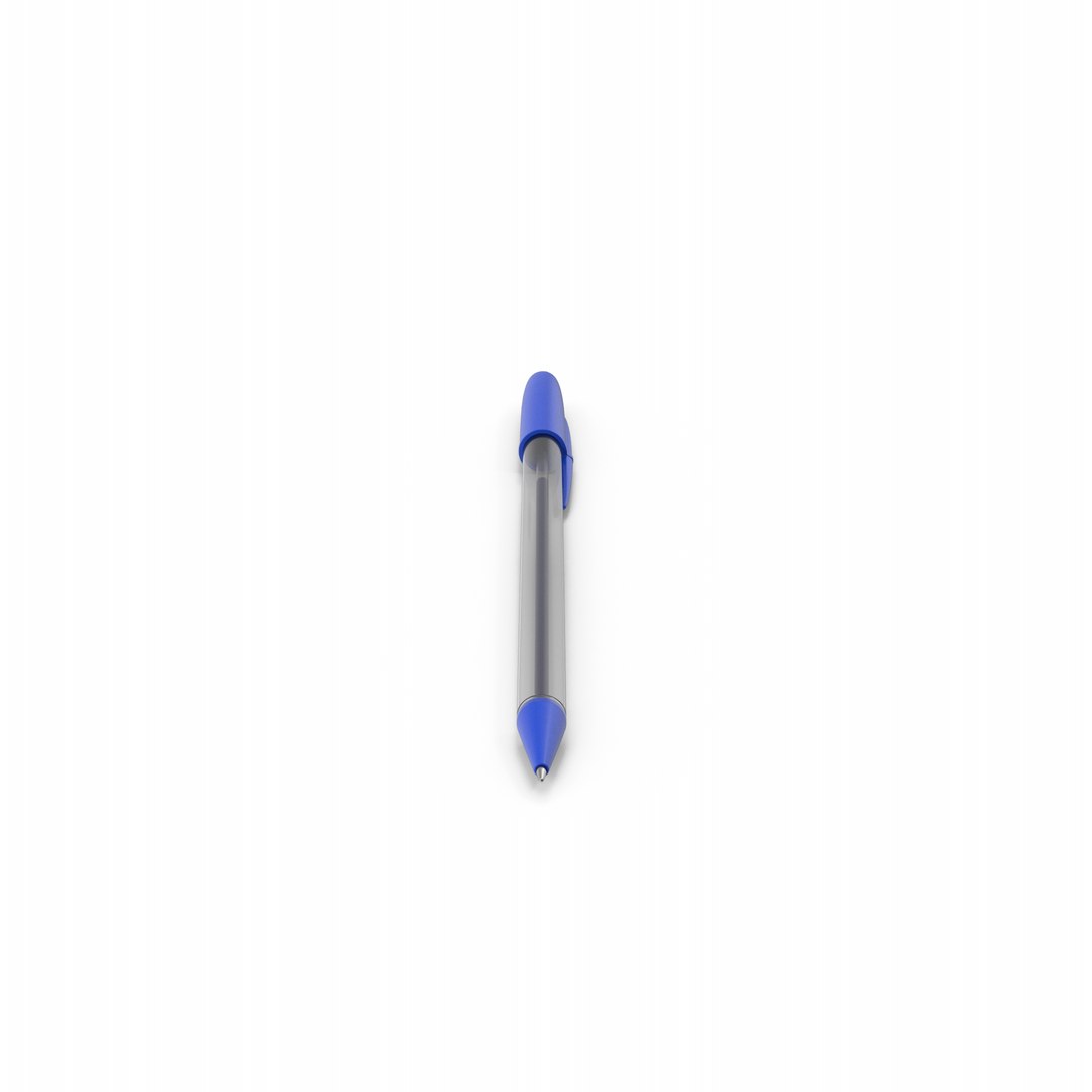 Ballpoint Blue Pen 3D Model - TurboSquid 2023610