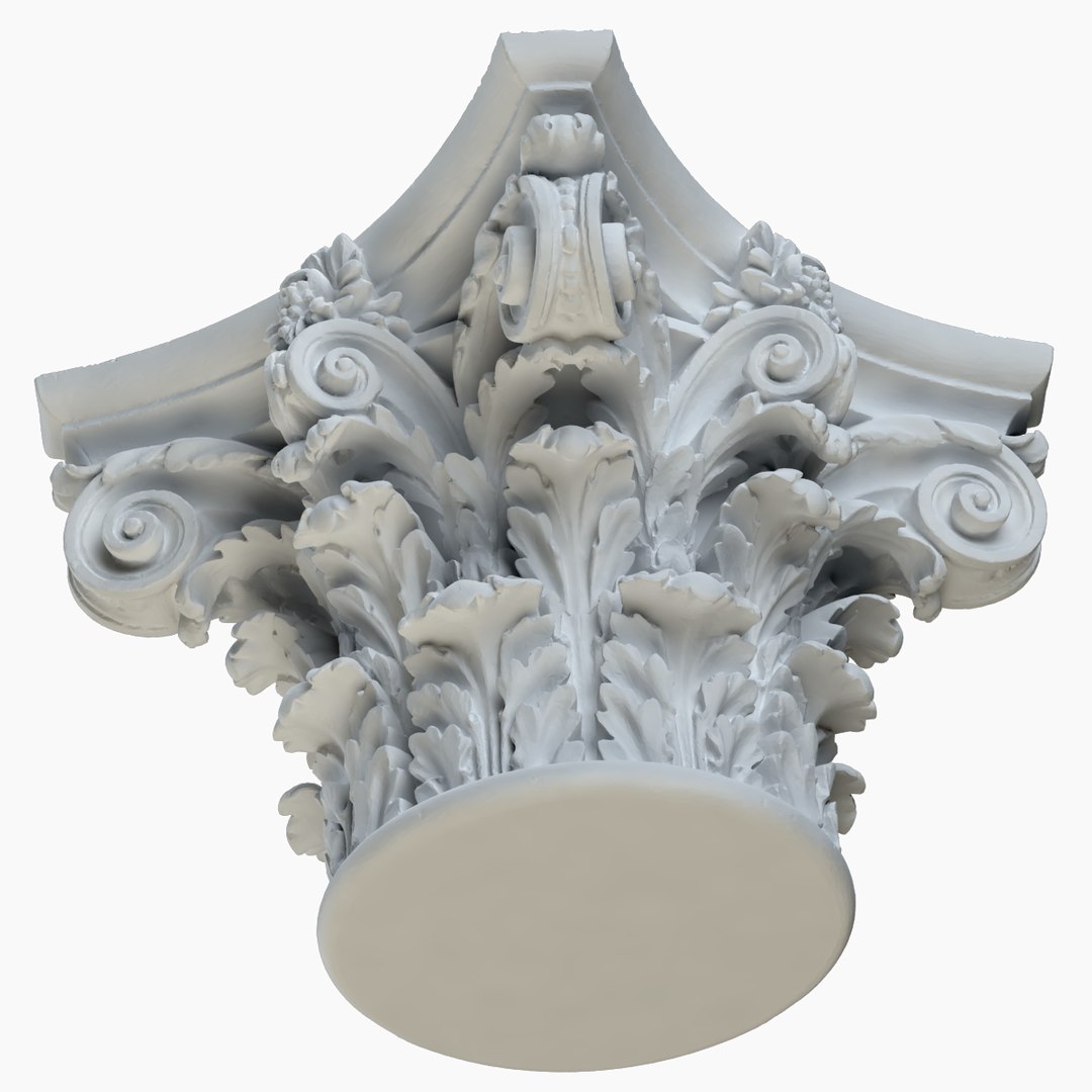 Column Capital 3d Model