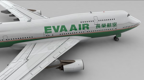 Boeing 747 eva air model - TurboSquid 1605043
