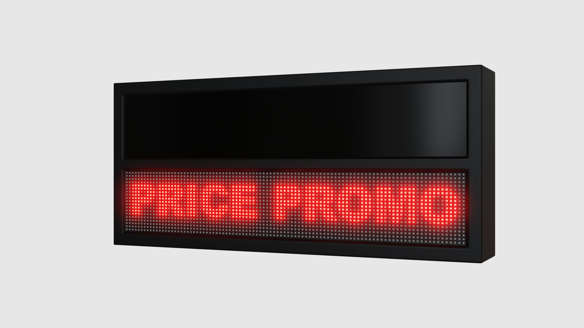 Display Running Text 3D Model - TurboSquid 2269151