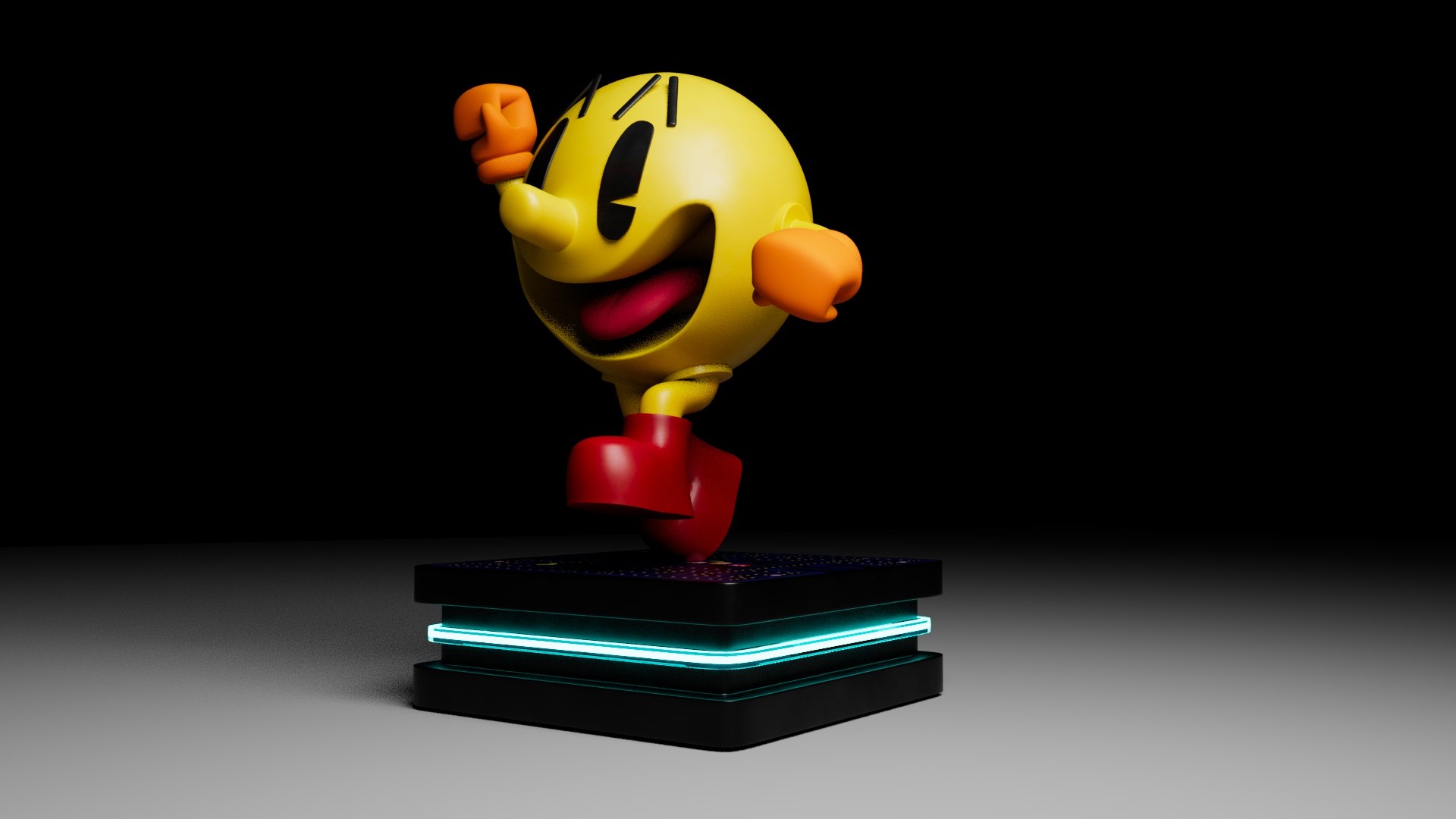 3D Pacman Figurine - TurboSquid 1547741