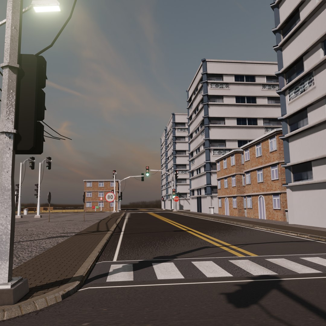 Modular Streets Model - TurboSquid 2196164