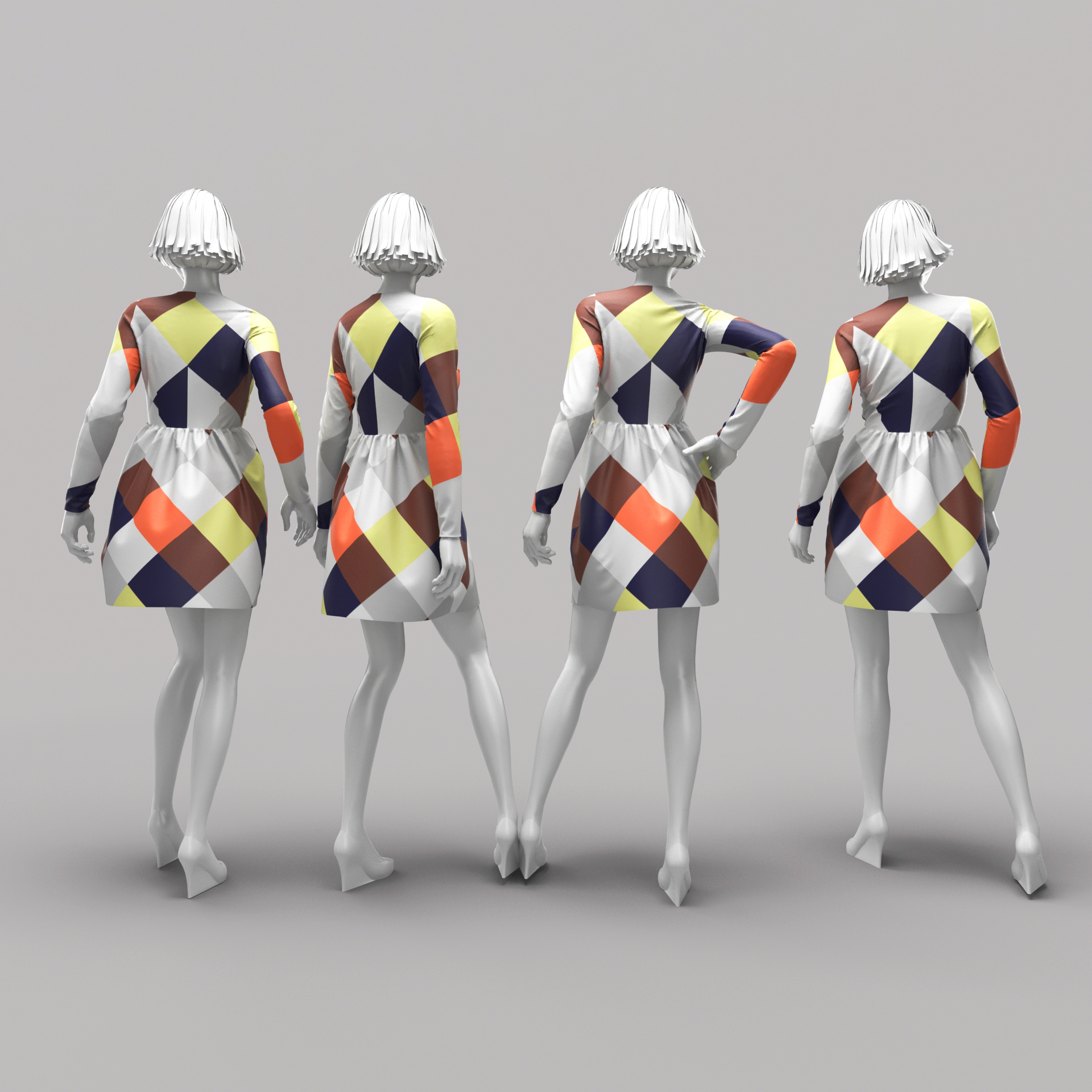 Female clothing 01 3D model - TurboSquid 1606646