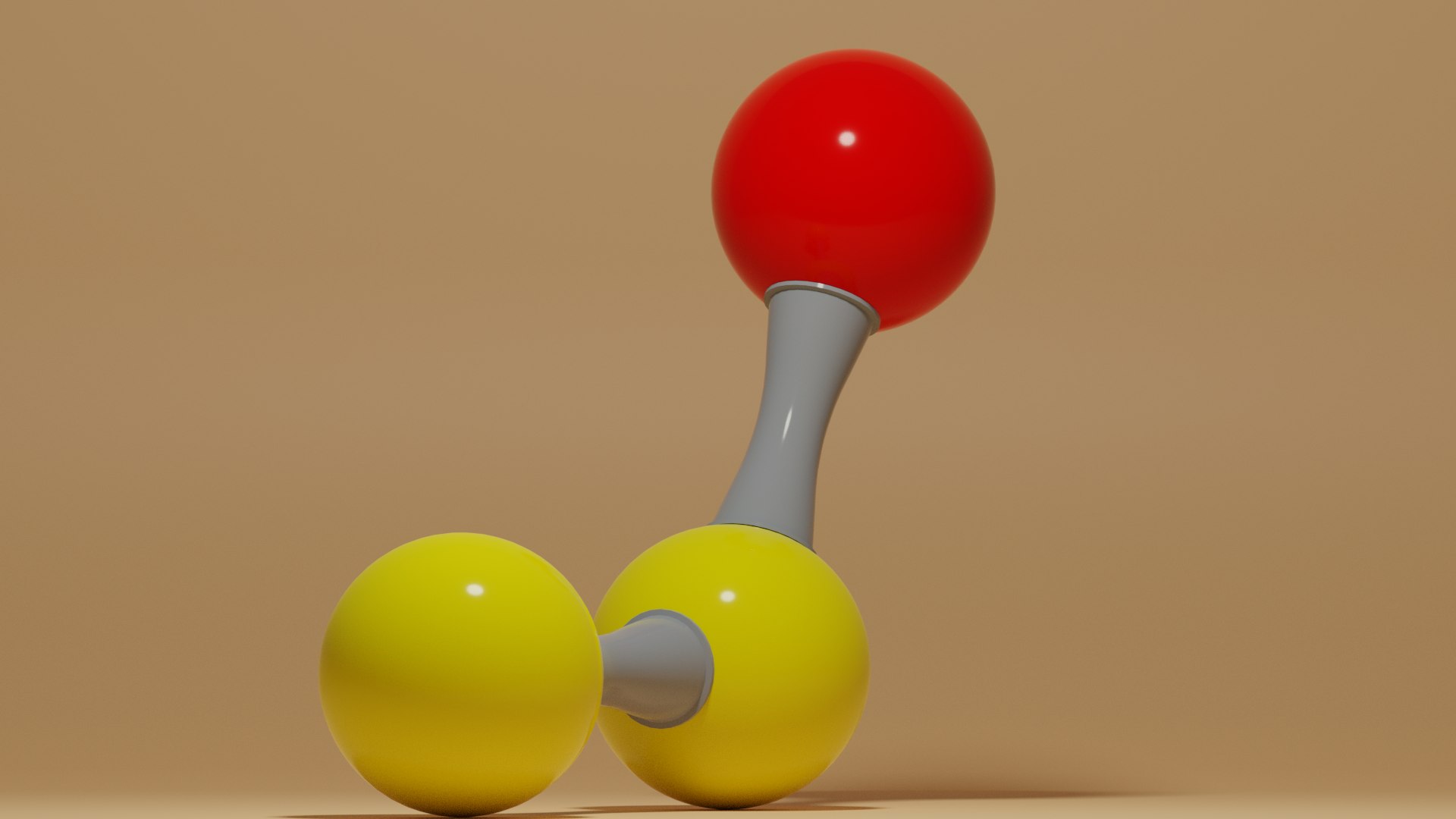 Disulfur Monoxide Molecule S2O model - TurboSquid 1722134