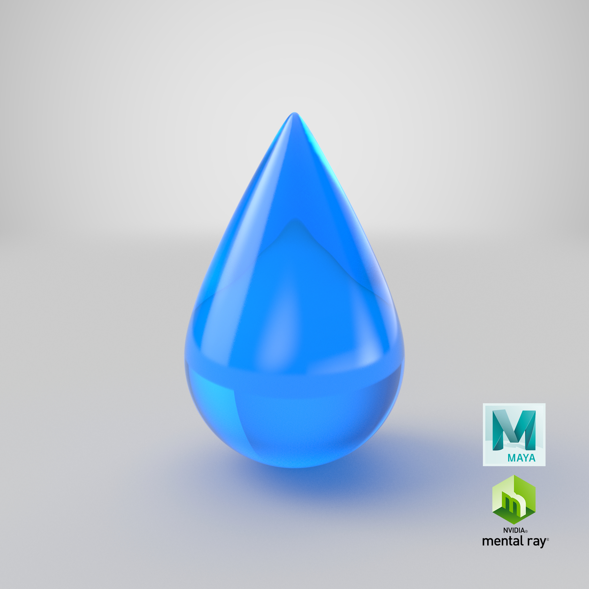 3D water drop model - TurboSquid 1672612