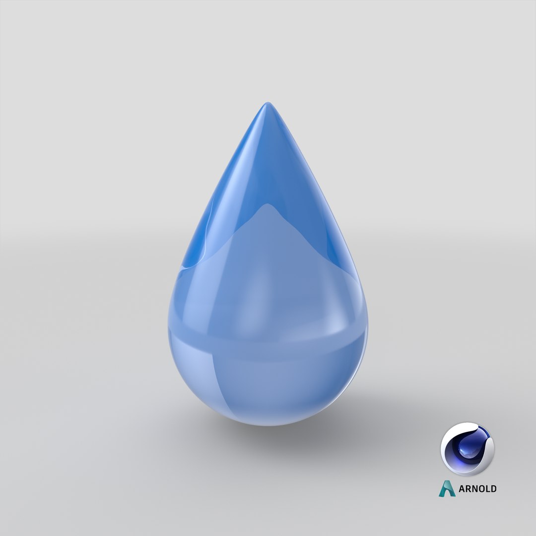3D Water Drop Model - TurboSquid 1672612