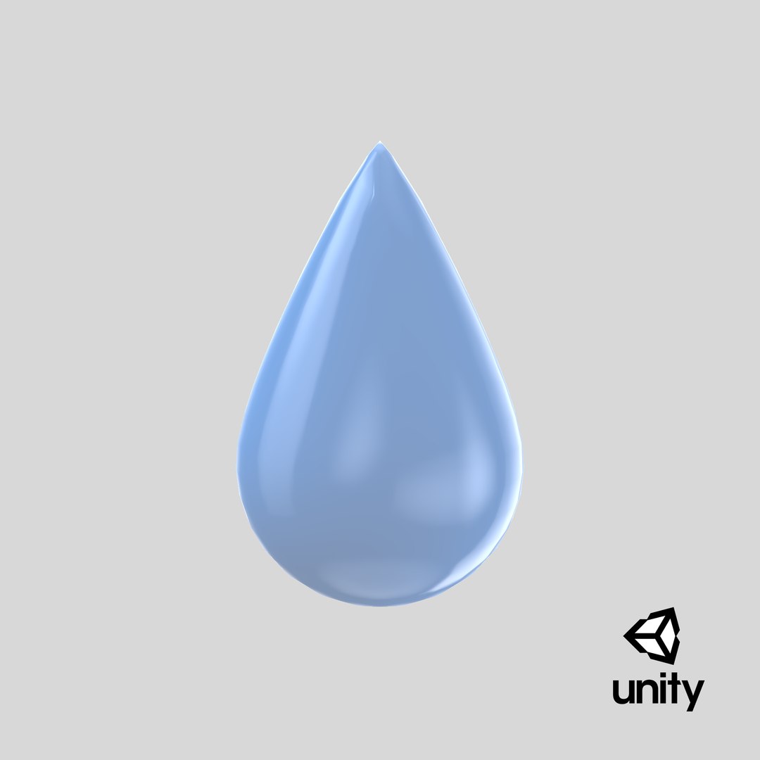 3D Water Drop Model - TurboSquid 1672612