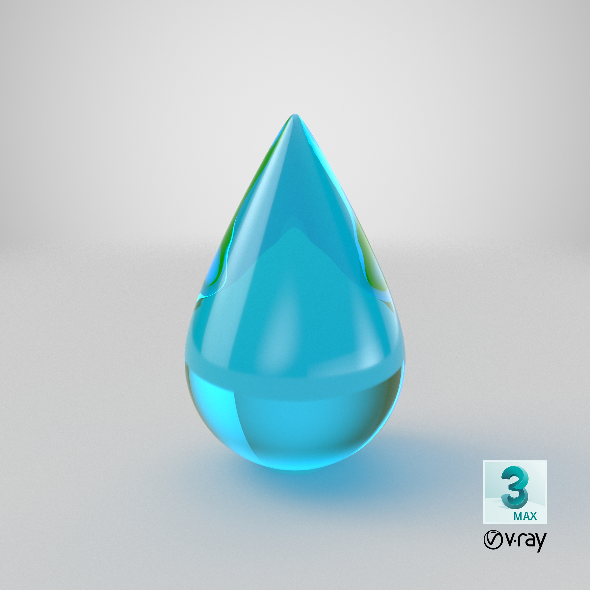 3D water drop model - TurboSquid 1672612