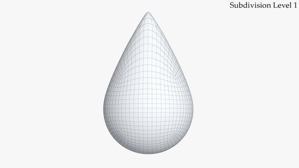 3D water drop model - TurboSquid 1672612