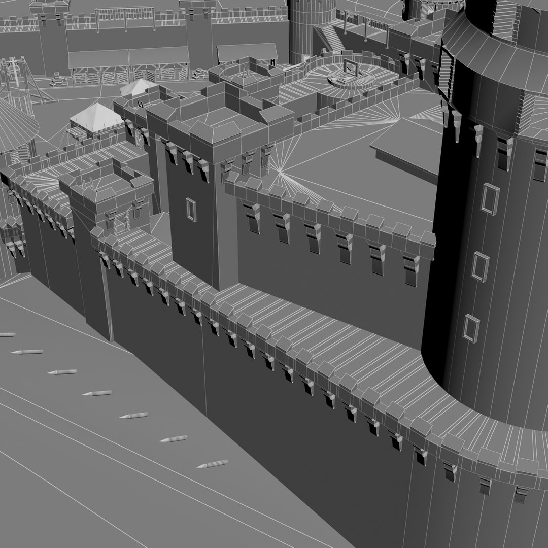 medieval castle model