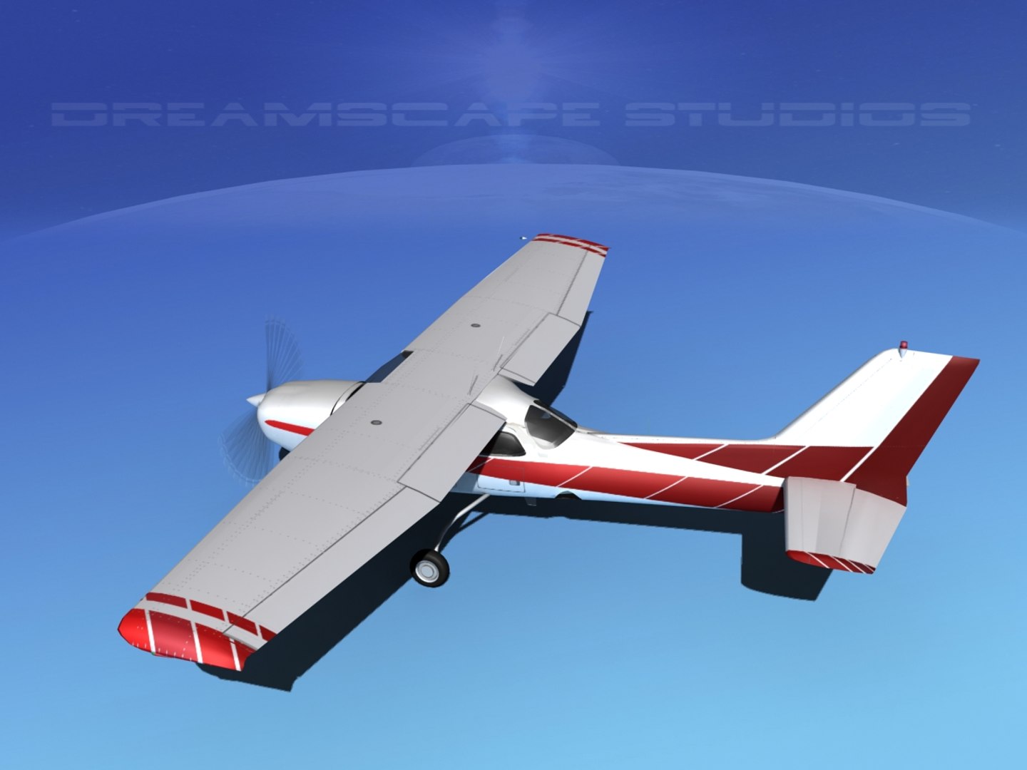 3d Cessna 172 Cutlass 172rg Model