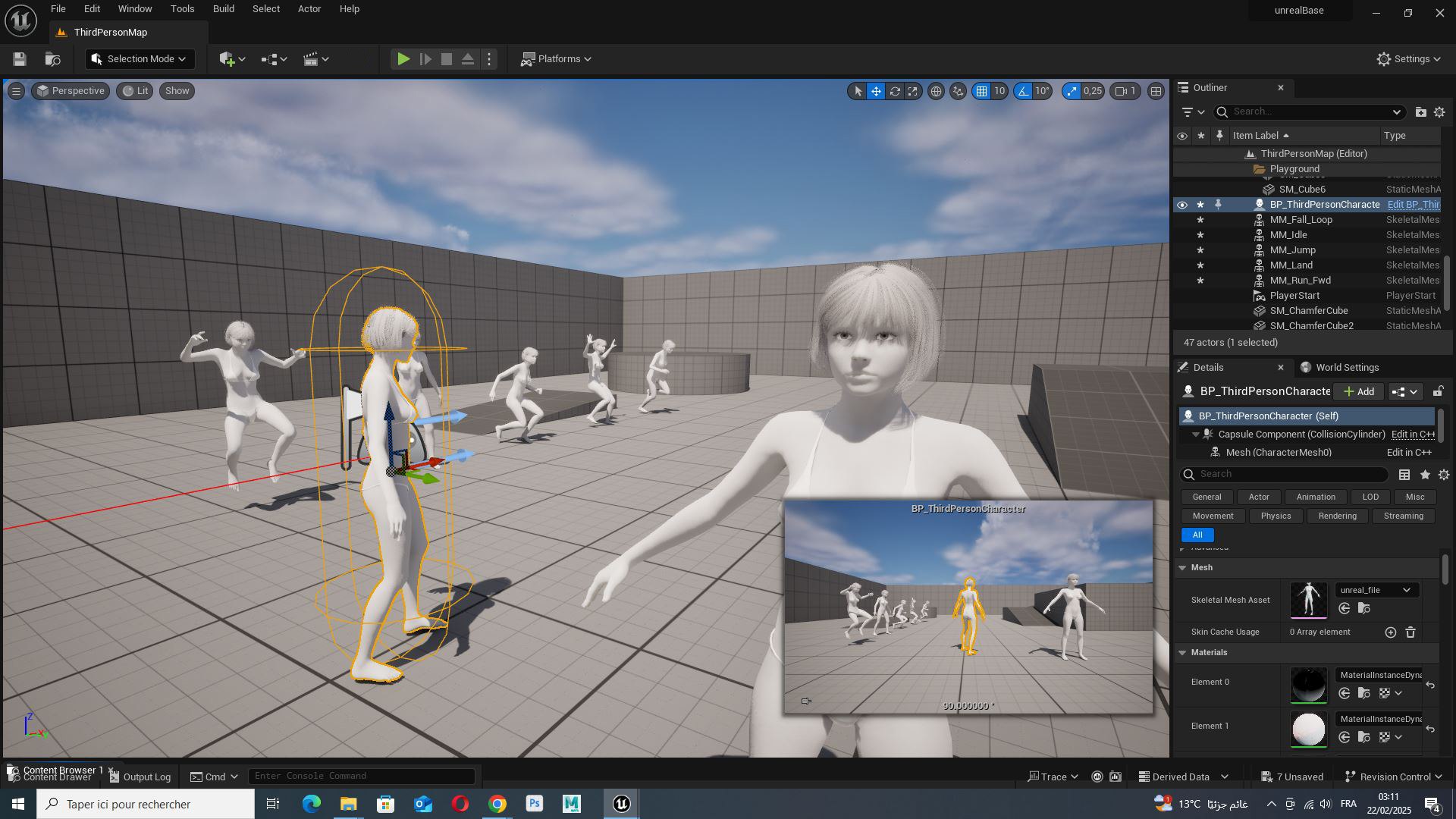 Free Free Rigged Female 3D Character Game Animation Ready 3D Model ...