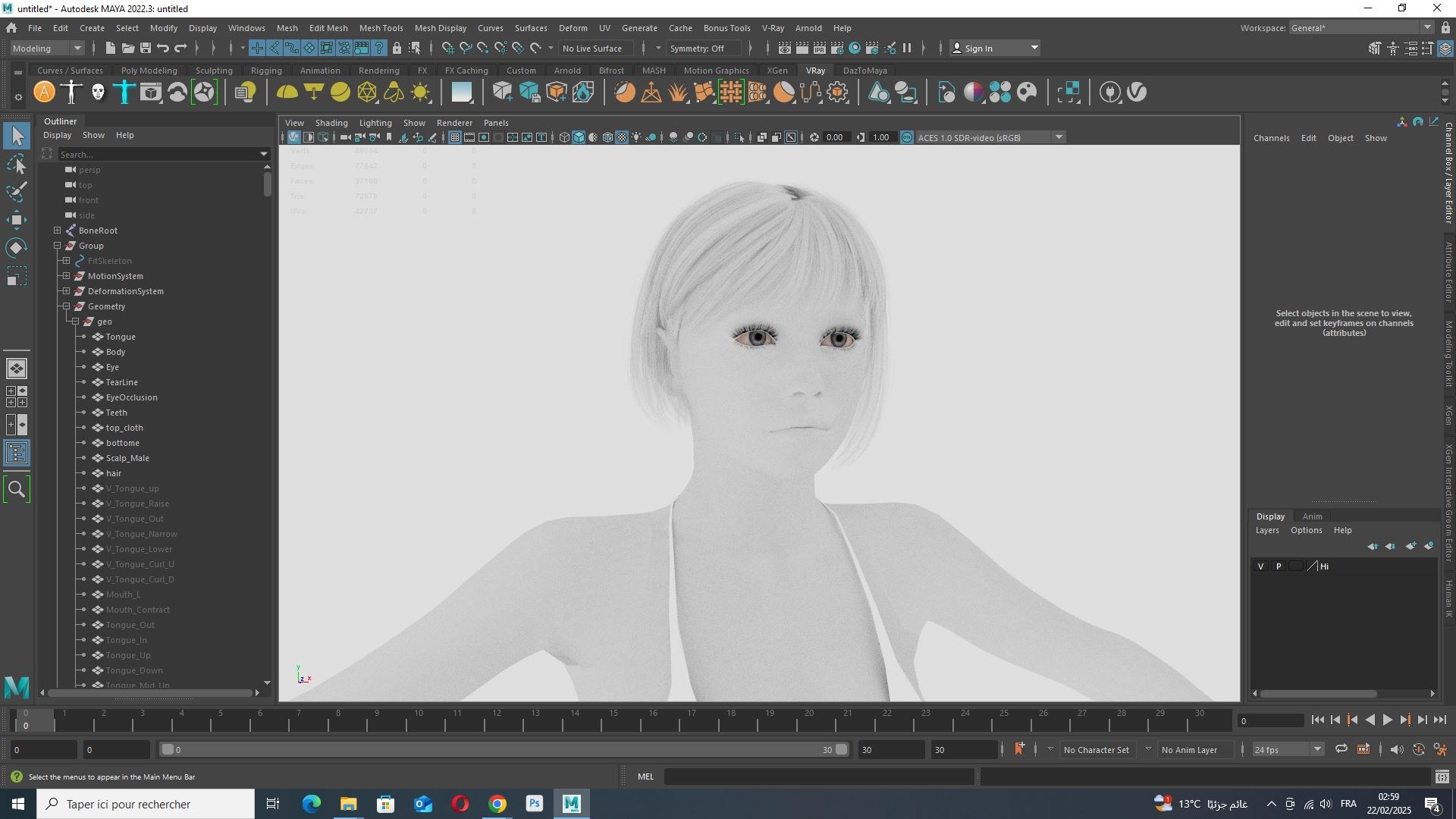 Free Free Rigged Female 3D Character Game Animation Ready 3D Model ...