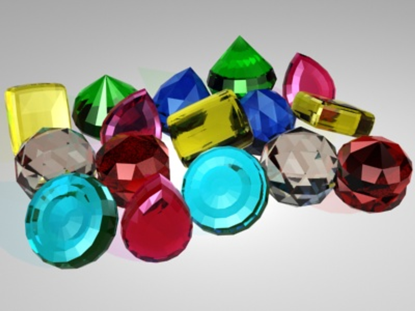 3d gems caustics model