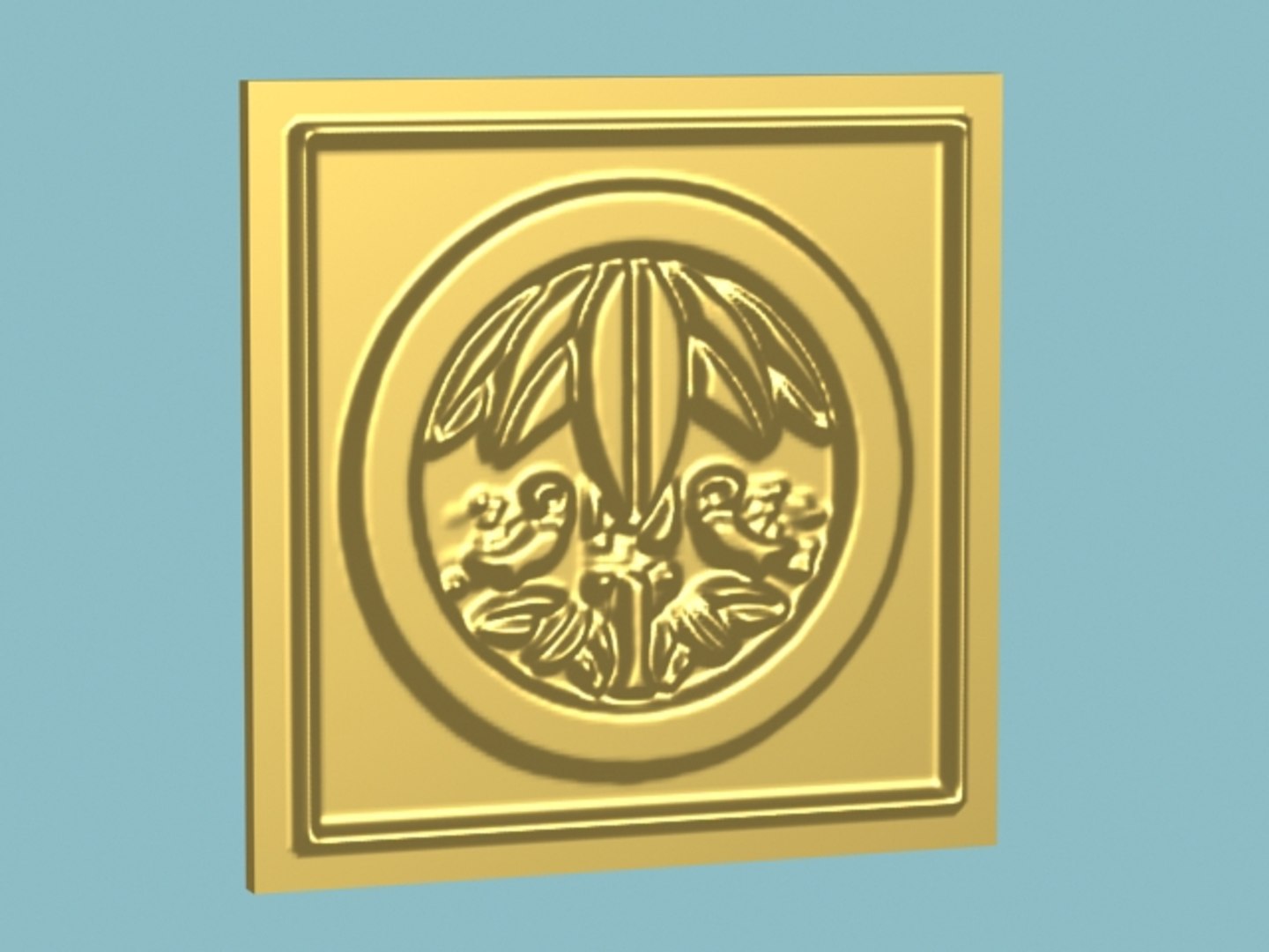 Japanese Monsho 3d Model