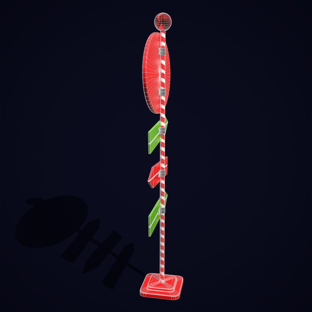 3D model North Pole Sign - TurboSquid 1817340