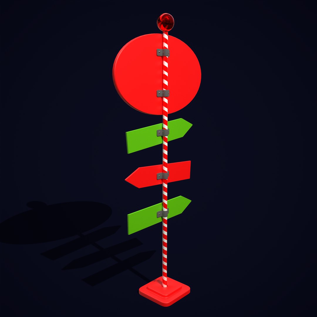 3D model North Pole Sign - TurboSquid 1817340